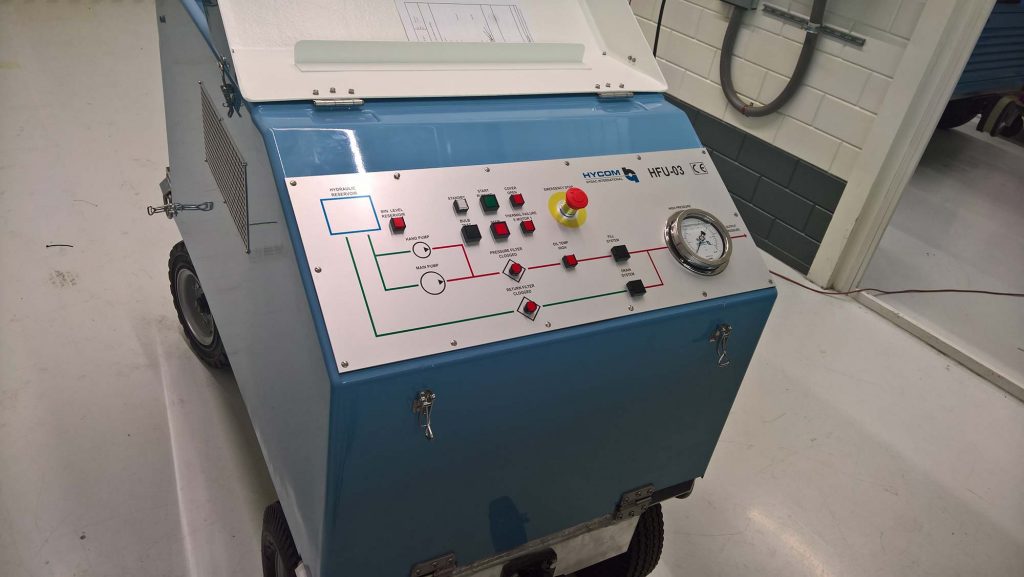 Hydraulic filling unit for aircrafts - Hycom
